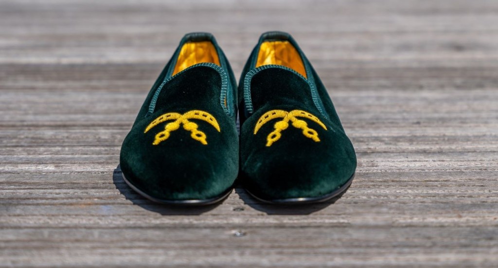 How to wear men’s velvet house shoes - Herring Shoes Journal