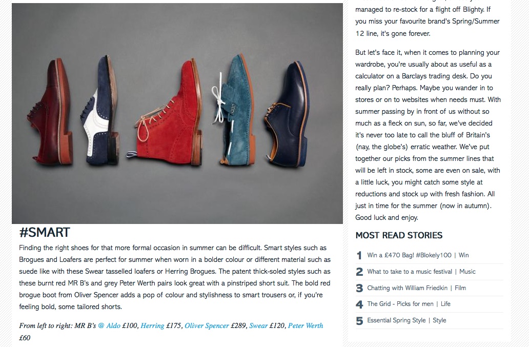 Footwear Extravaganza… – Herring Shoes Journal